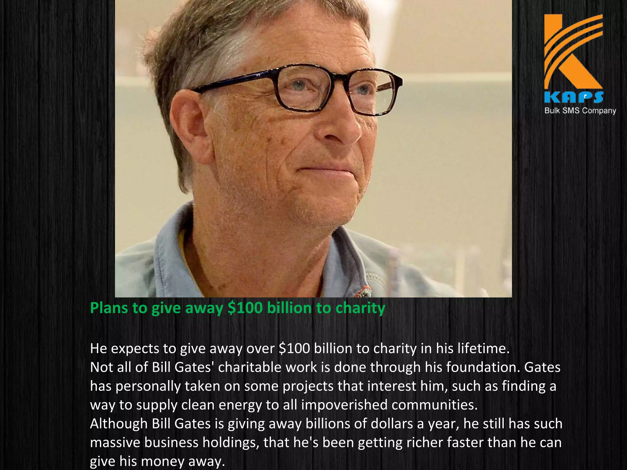 9 little known facts about bill gates | PPT