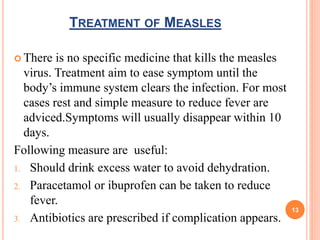 Measles Treatment