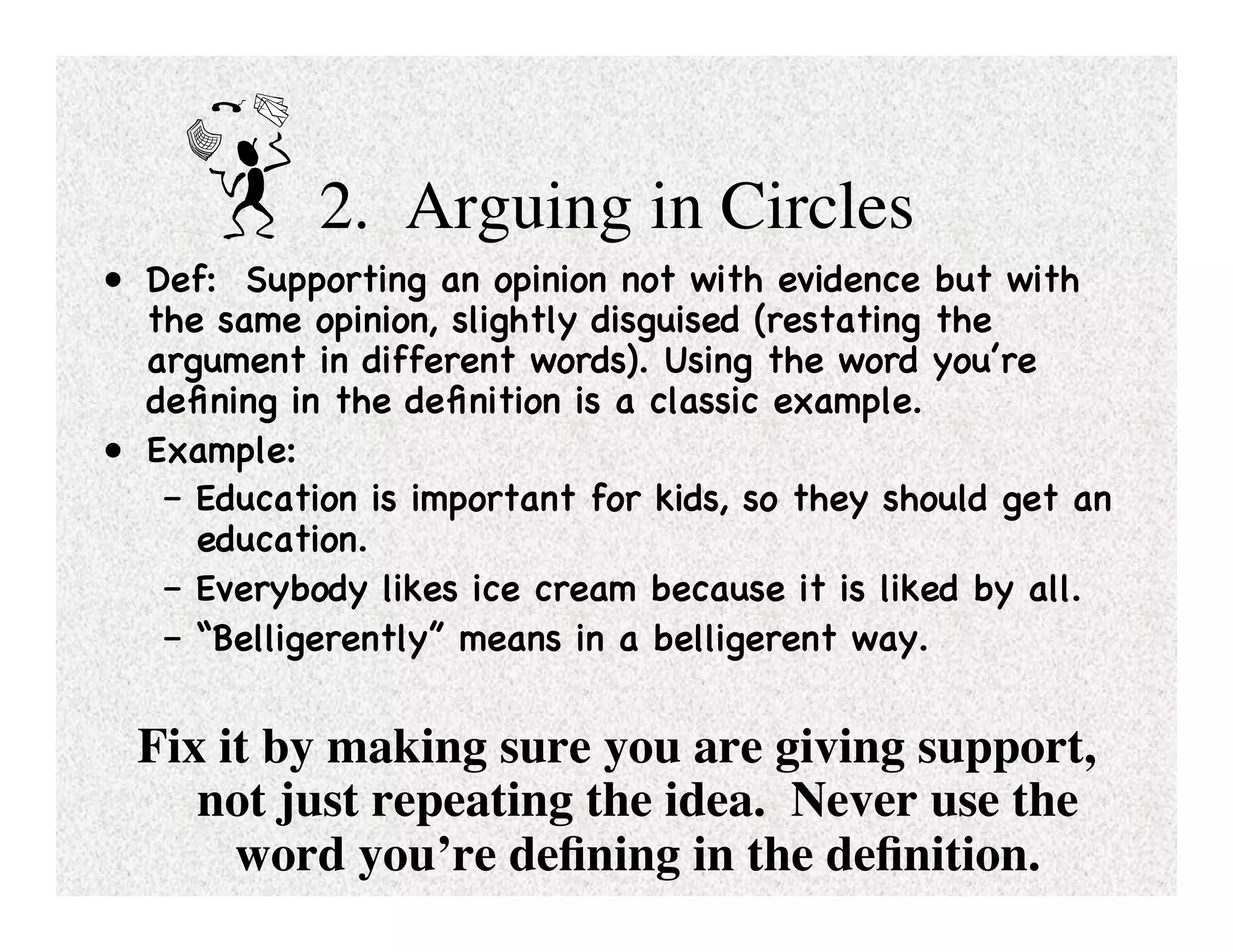 9 Logical Fallacies(Slideshare) | PDF