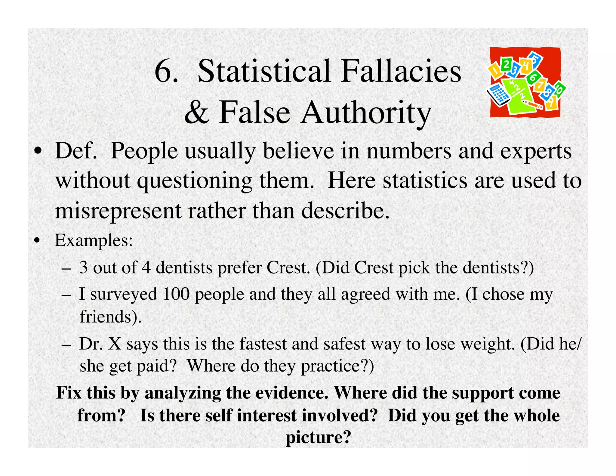 9 Logical Fallacies(Slideshare) | PDF