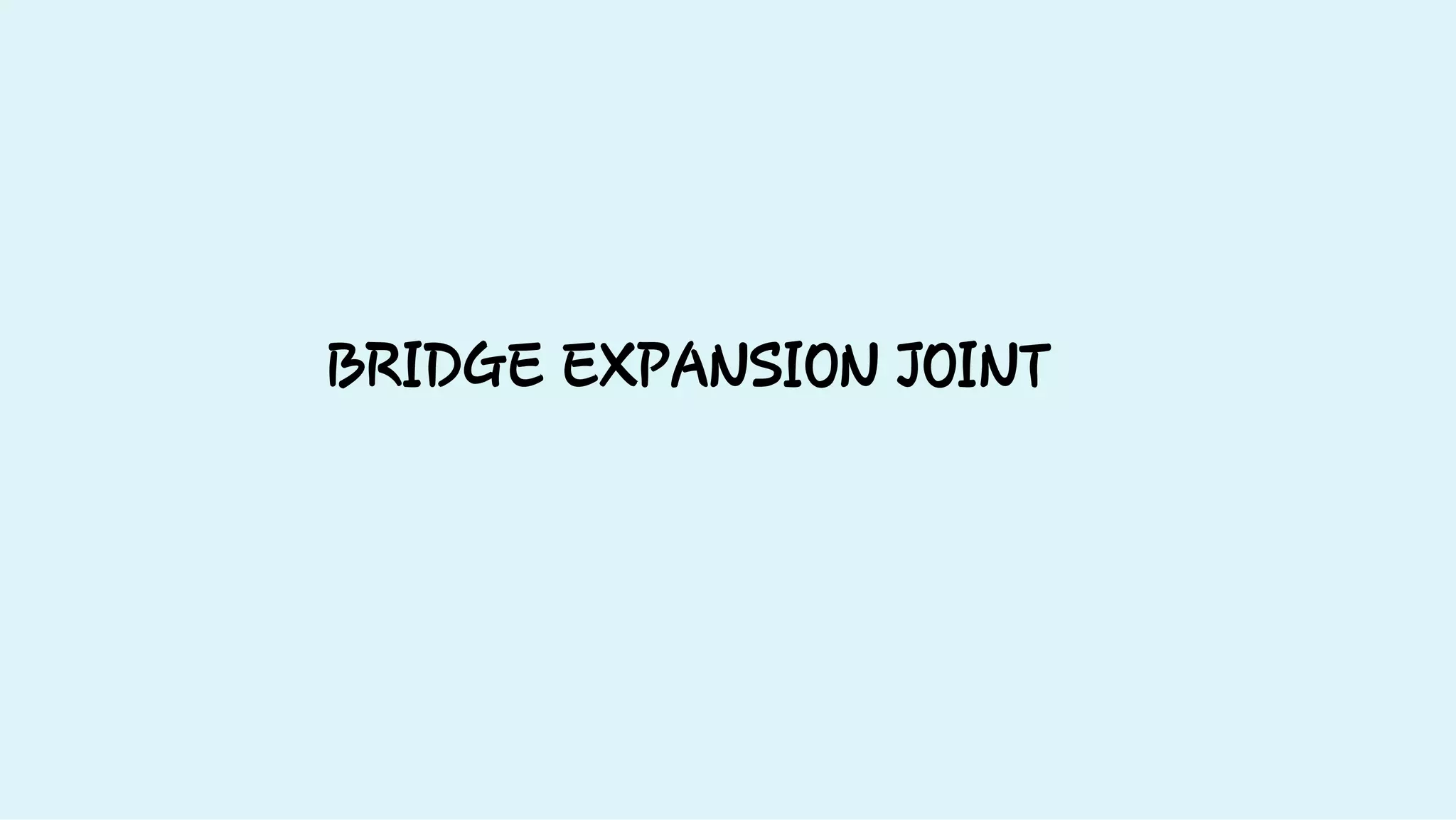 Expansion joints in bridge | PDF