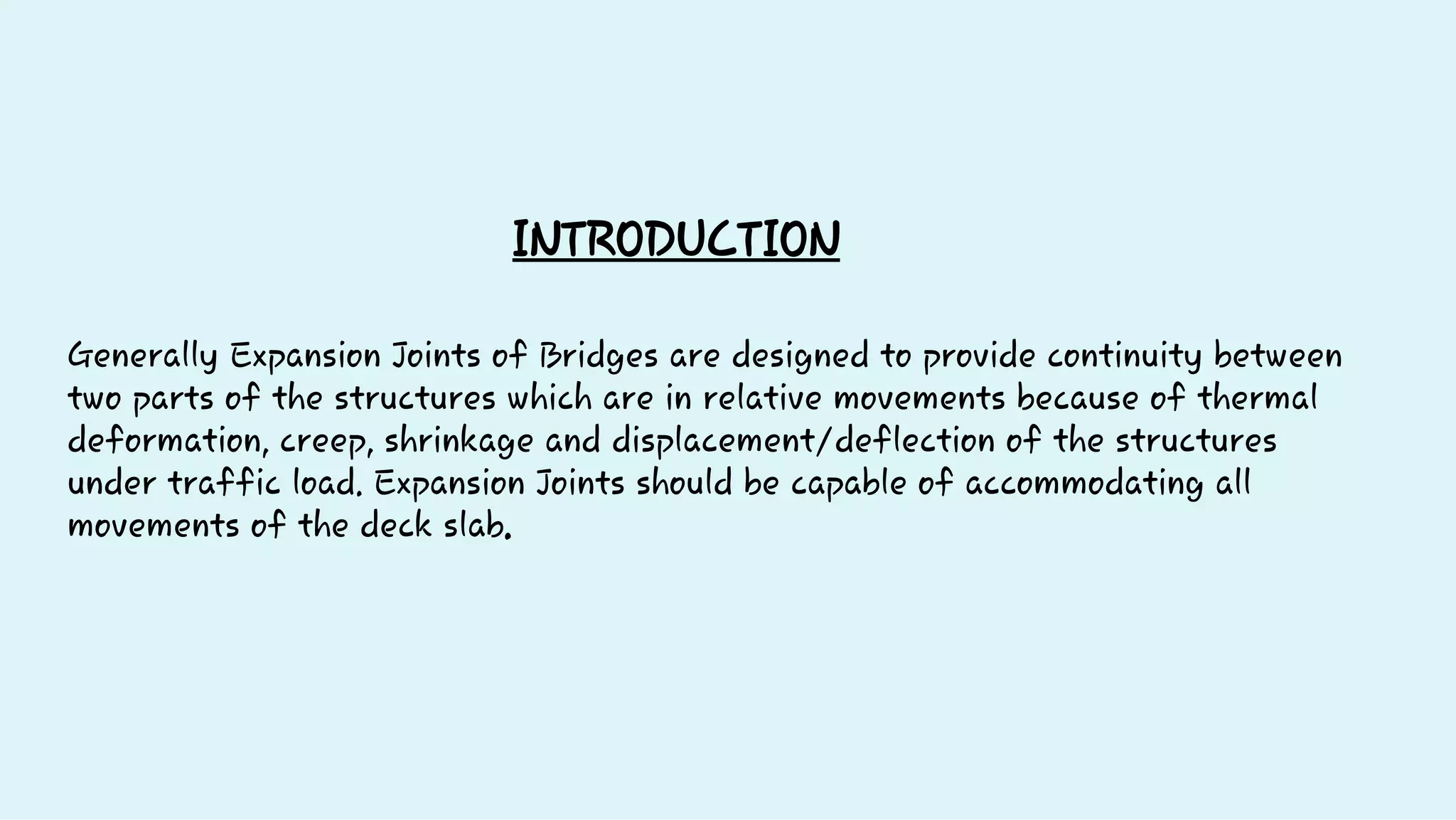 Expansion joints in bridge | PDF