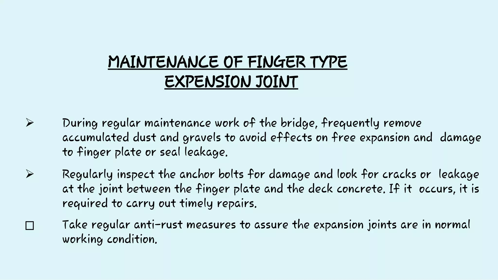 Expansion joints in bridge | PDF