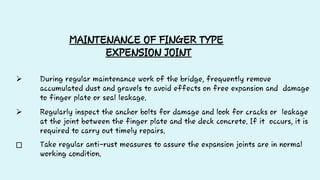 Expansion joints in bridge | PDF