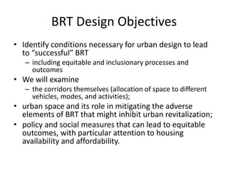 LT9: The BRT corridor design workshop | PDF