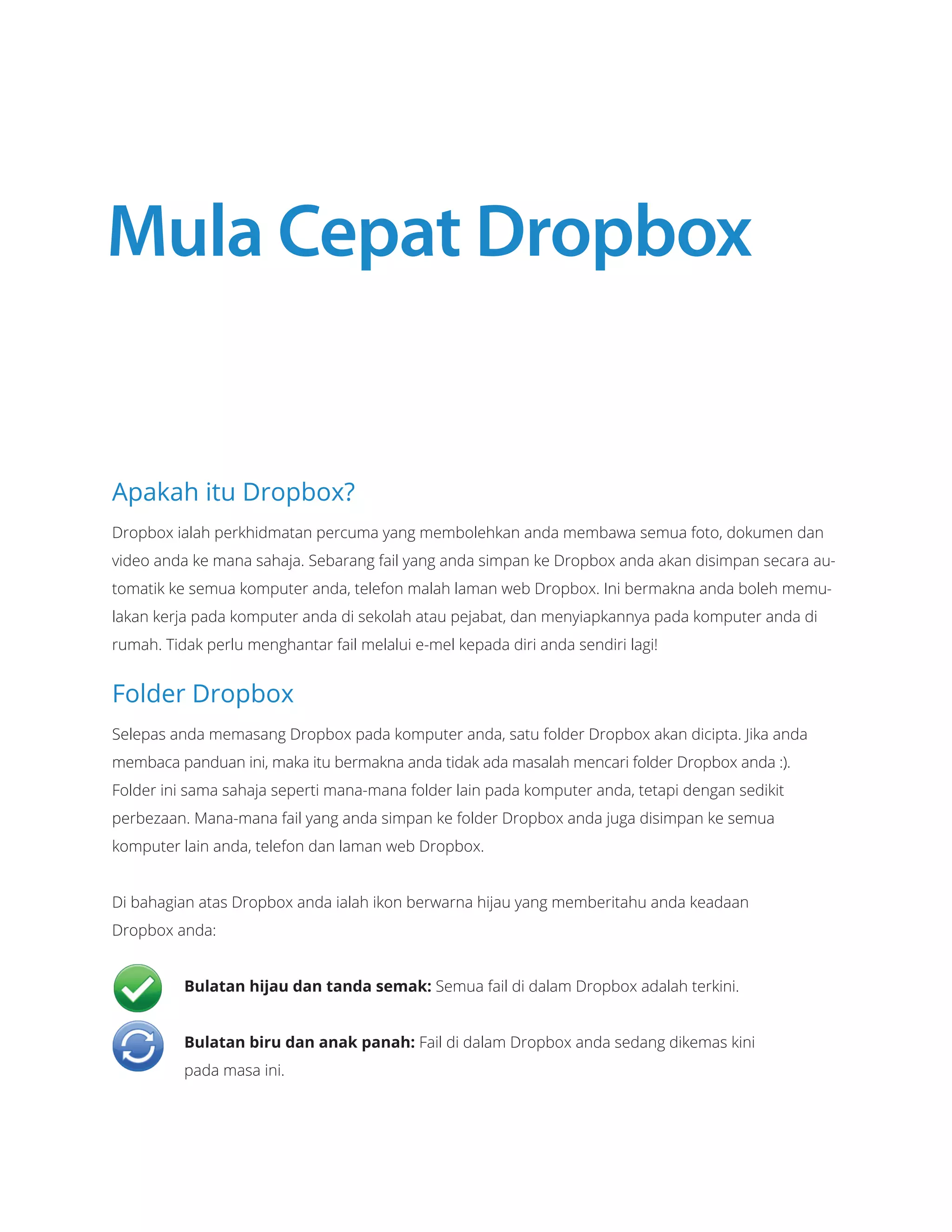 Mula cepat dropbox | PDF