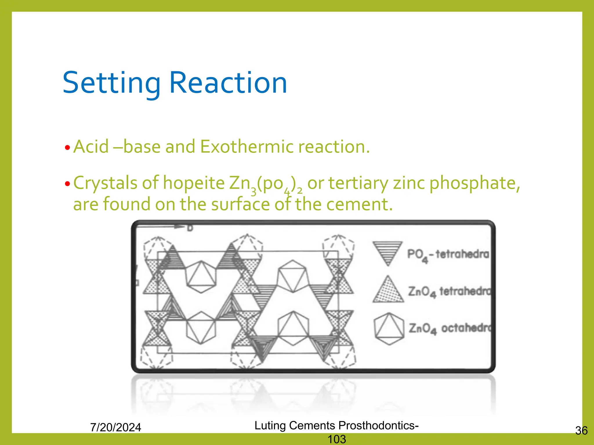 Luting agents in prosthodontics and their effects | PPTX