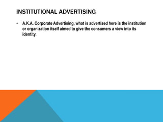 9 Major Types of Advertising | PPT