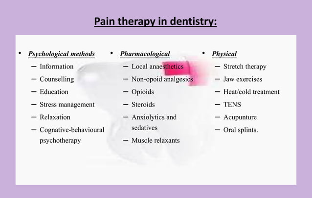 Mangement of endodontic pain | PPTX