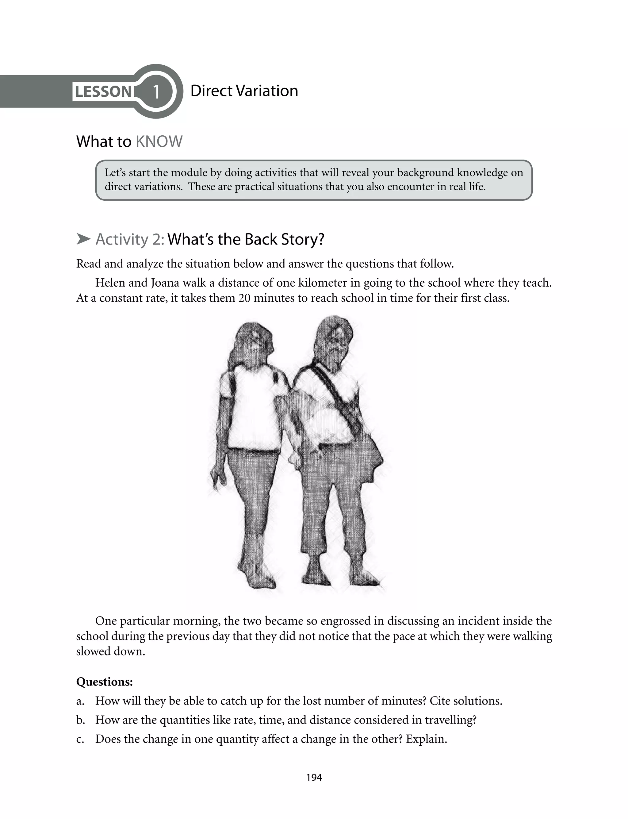 Grade 9: Mathematics Unit 3 Variation | PDF