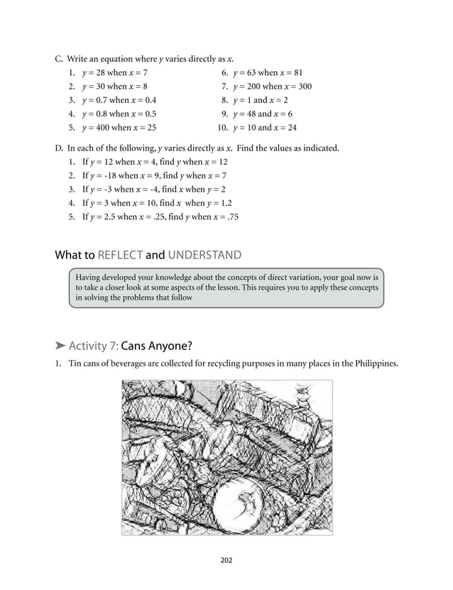 Grade 9: Mathematics Unit 3 Variation | PDF | Educational Assessment ...