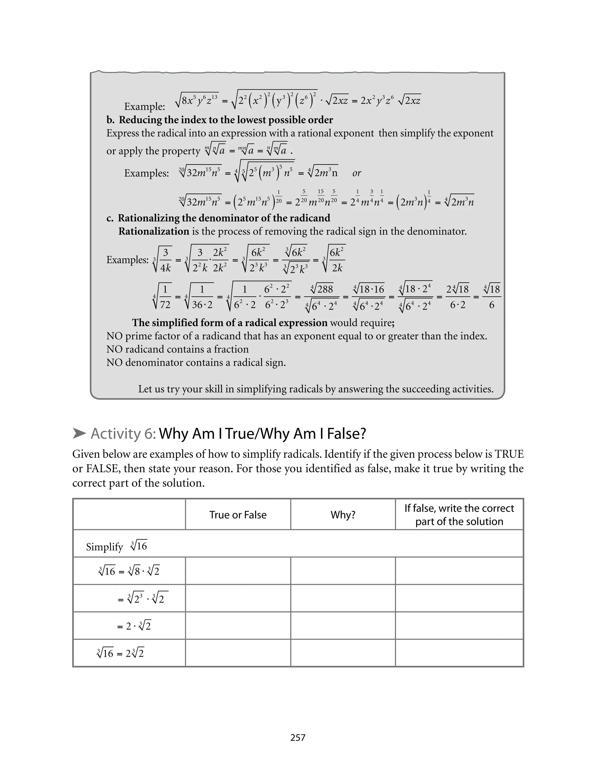 Grade 9: Mathematics Unit 4Zero Exponents, Negative Integral Exponents ...
