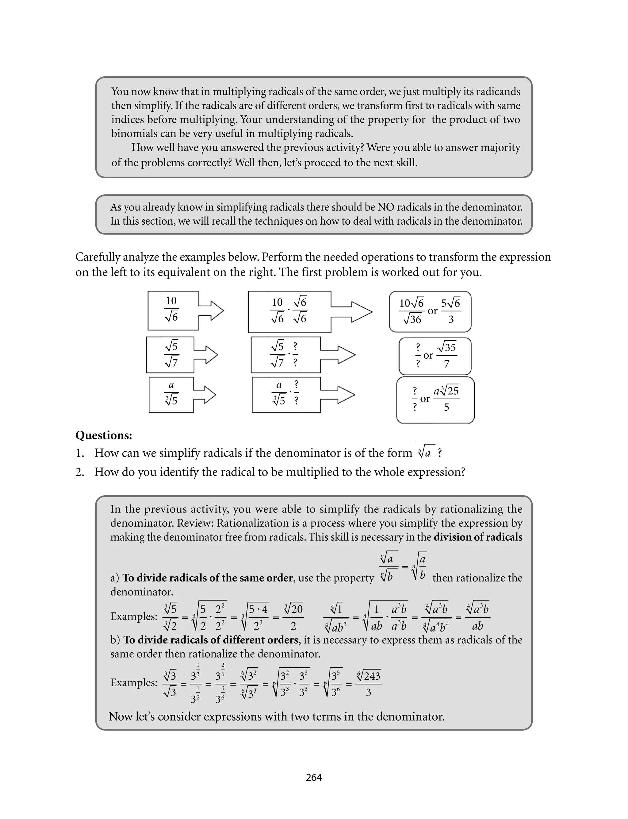 Grade 9: Mathematics Unit 4Zero Exponents, Negative Integral Exponents ...