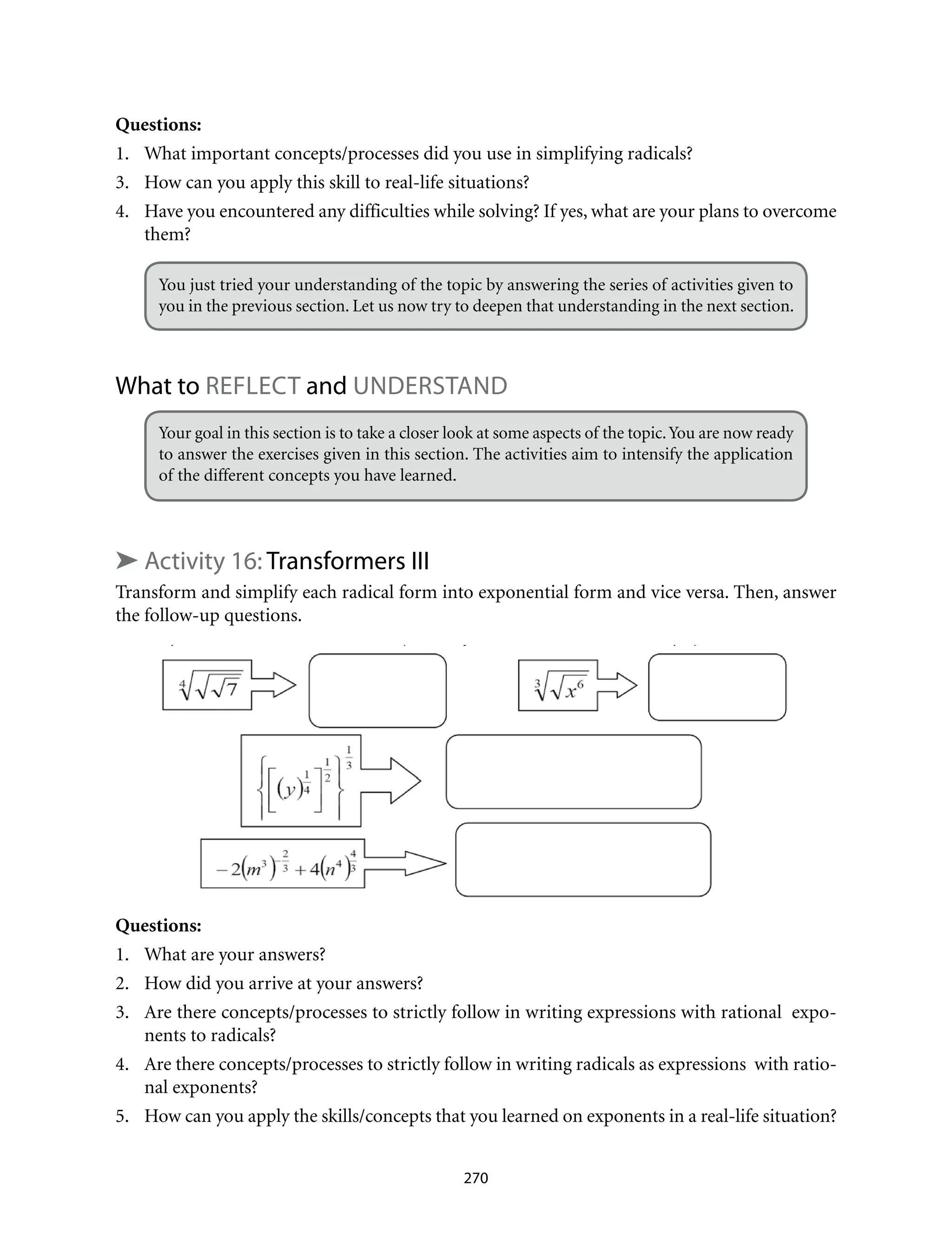 Grade 9: Mathematics Unit 4Zero Exponents, Negative Integral Exponents ...