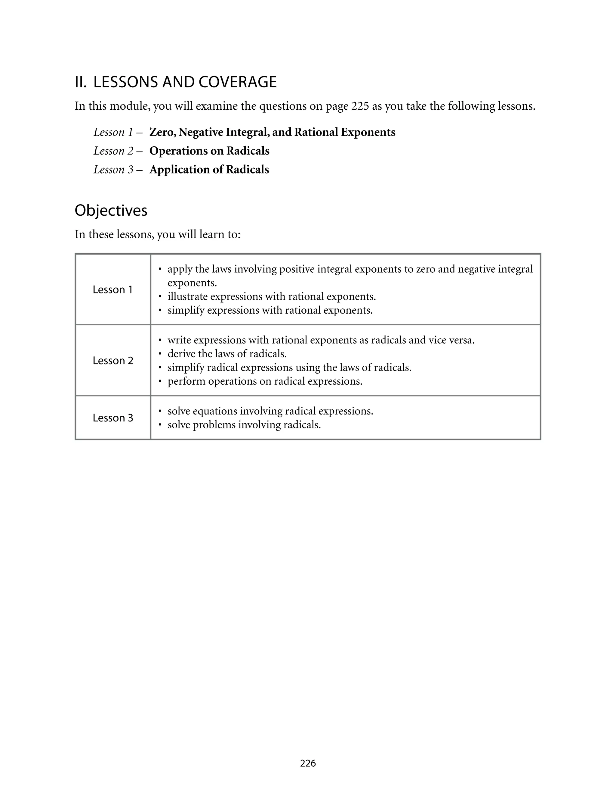 Grade 9: Mathematics Unit 4Zero Exponents, Negative Integral Exponents ...