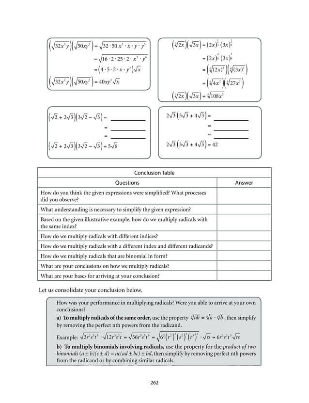 Grade 9: Mathematics Unit 4Zero Exponents, Negative Integral Exponents ...