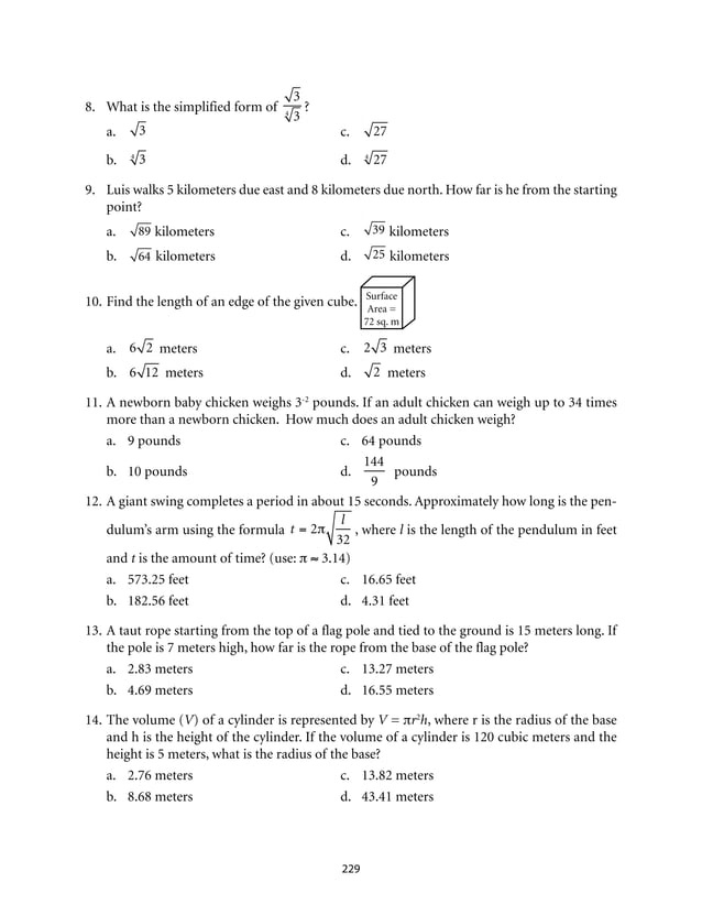 Grade 9: Mathematics Unit 4Zero Exponents, Negative Integral Exponents ...