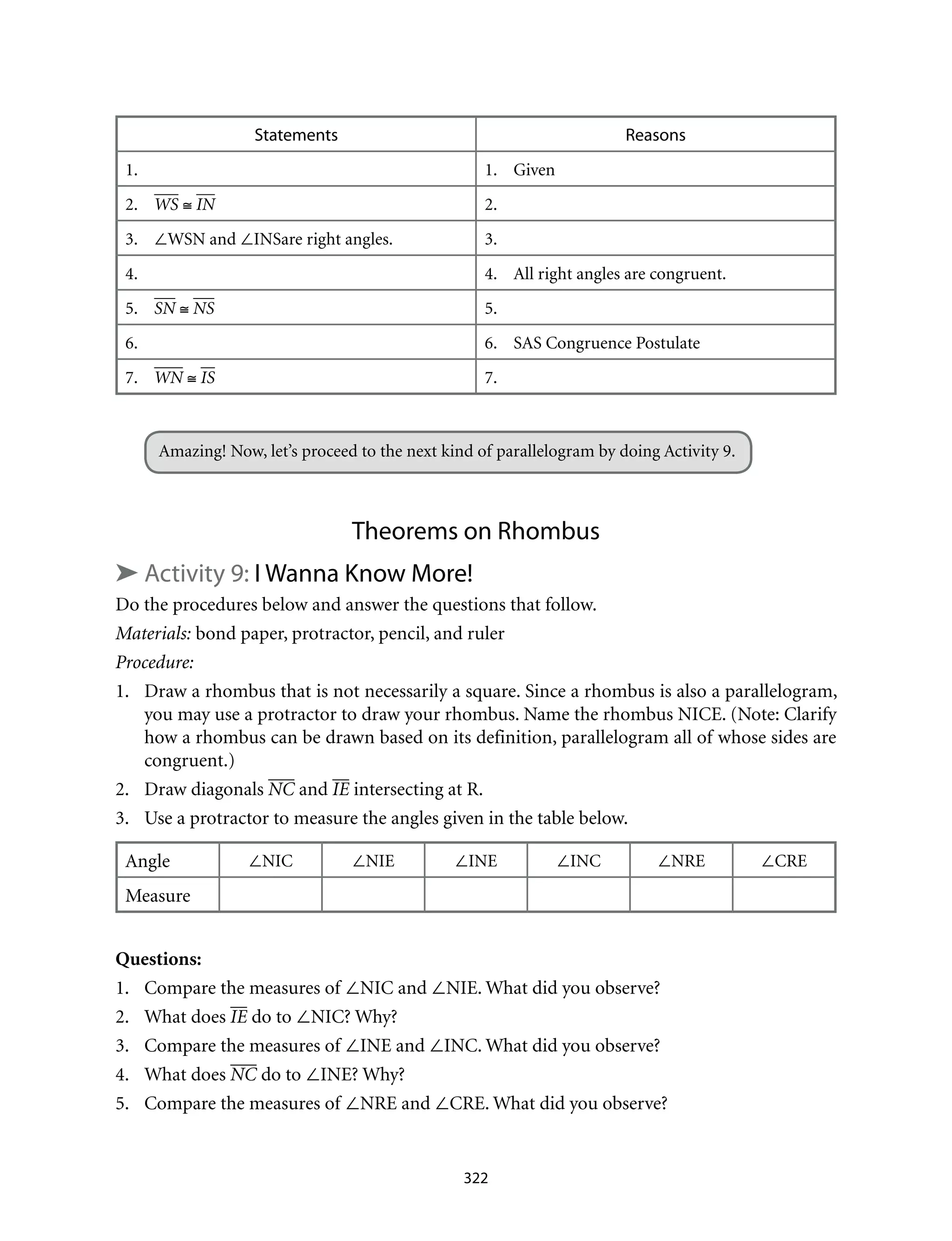 Grade 9 Mathematics Module 5 Quadrilaterals (LM) | PDF