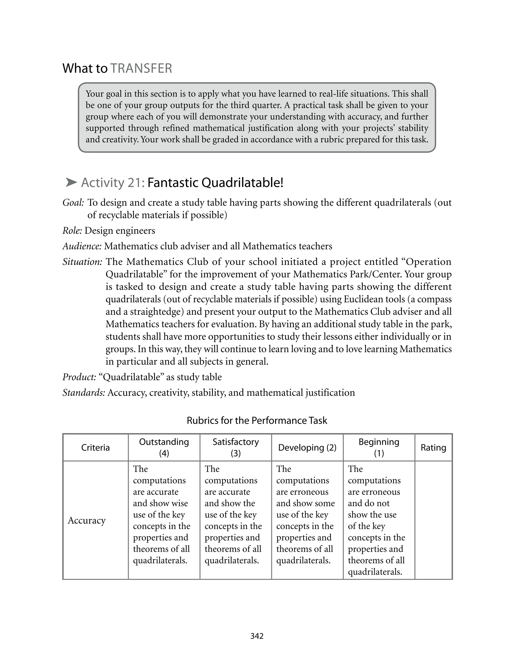 Grade 9 Mathematics Module 5 Quadrilaterals (LM) | PDF