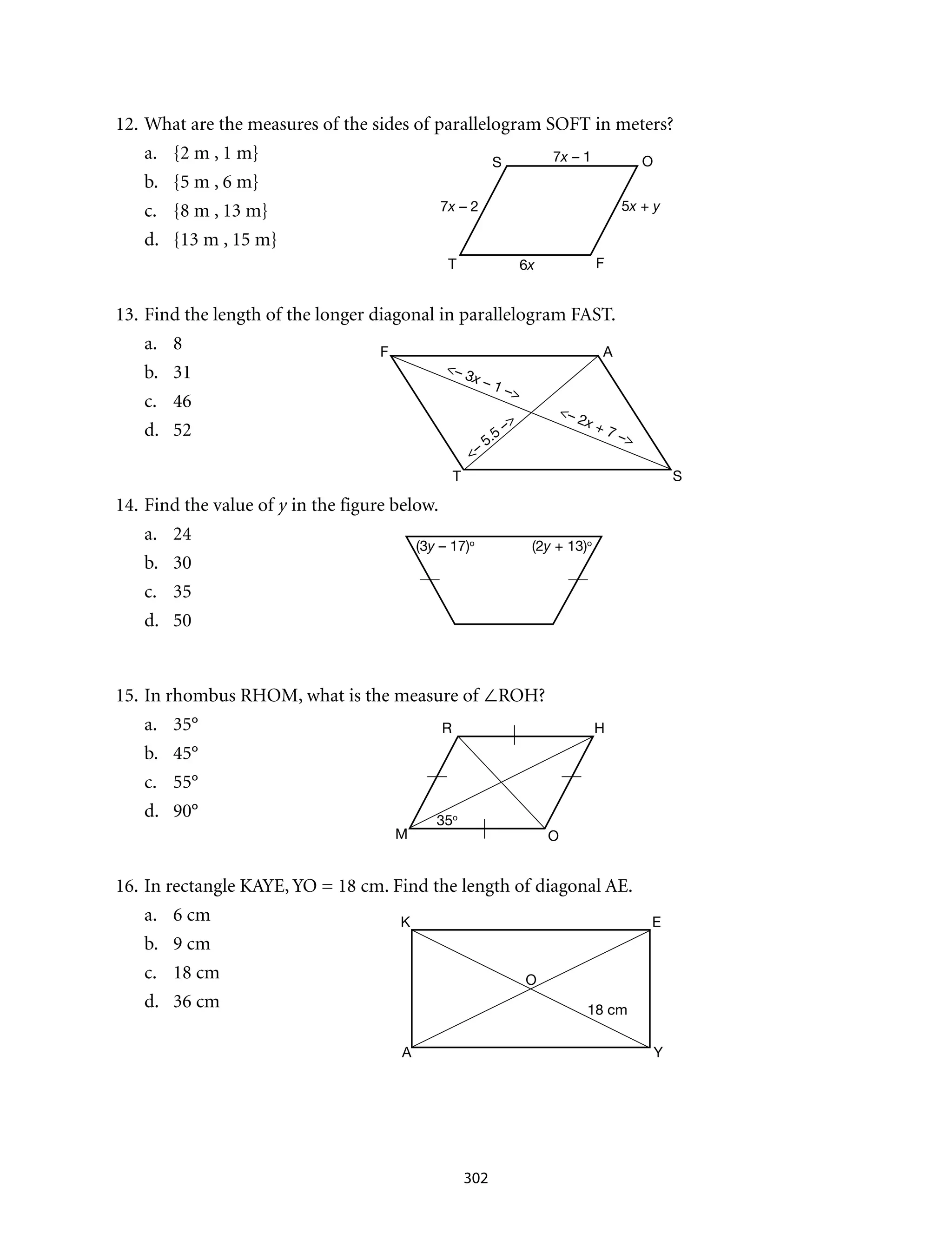 Grade 9 Mathematics Module 5 Quadrilaterals (LM) | PDF