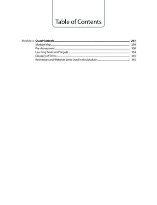 Grade 9 Mathematics Module 5 Quadrilaterals (LM) | PDF