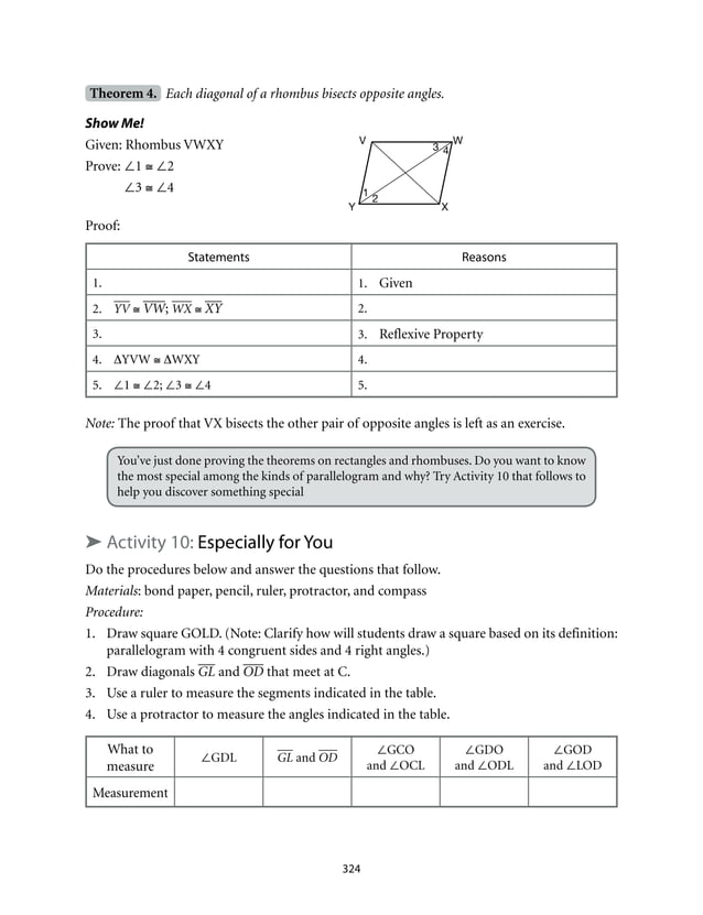 Grade 9 Mathematics Module 5 Quadrilaterals (LM) | PDF | Educational ...