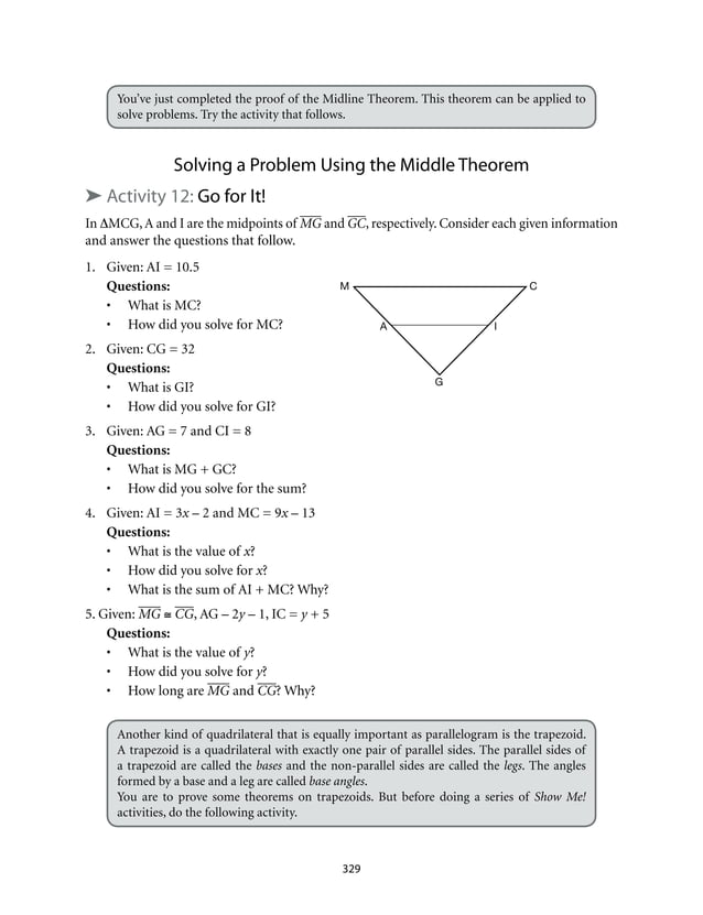 Grade 9 Mathematics Module 5 Quadrilaterals (LM) | PDF | Educational ...