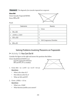 Grade 9 Mathematics Module 5 Quadrilaterals (LM) | PDF