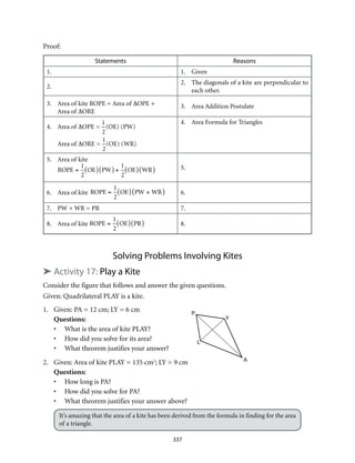 Grade 9 Mathematics Module 5 Quadrilaterals (LM) | PDF