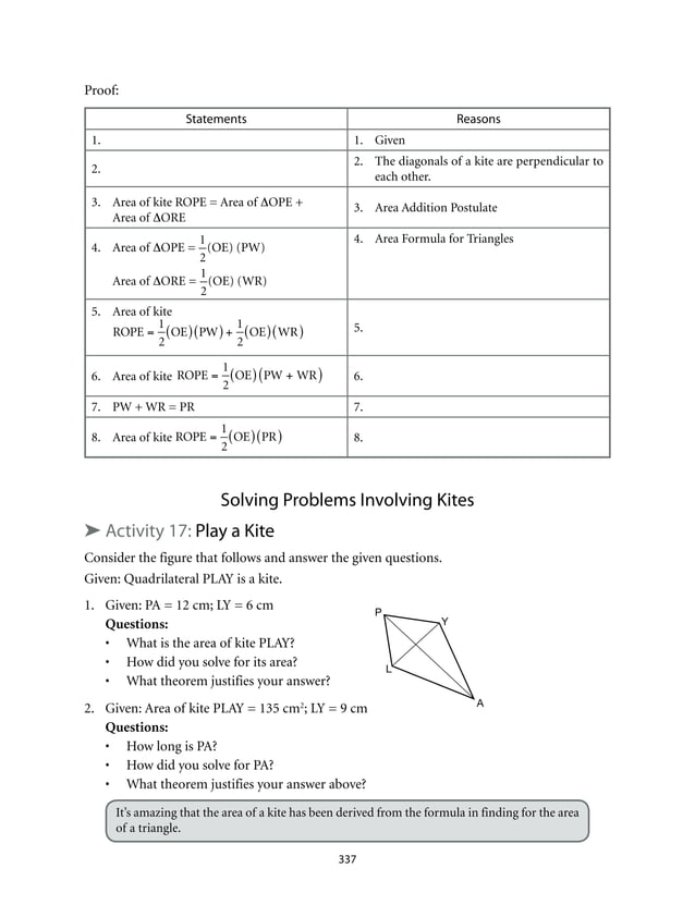 Grade 9 Mathematics Module 5 Quadrilaterals (LM) | PDF | Educational ...