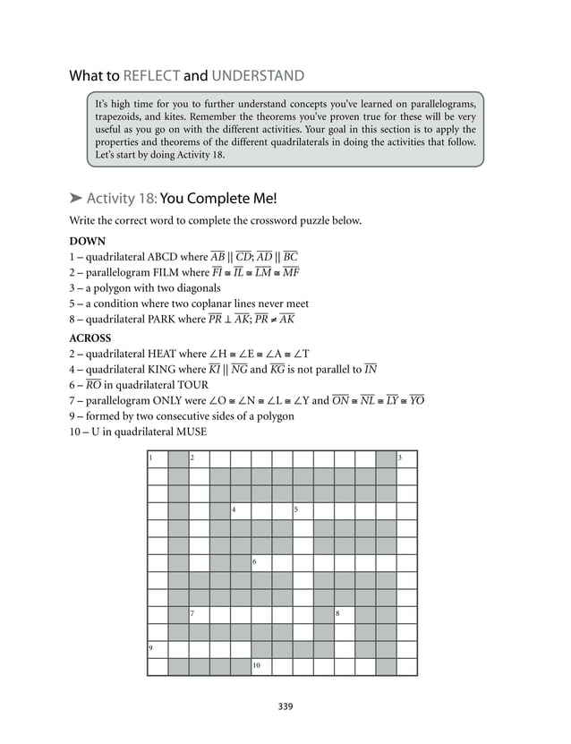 Grade 9 Mathematics Module 5 Quadrilaterals (LM) | PDF | Educational ...