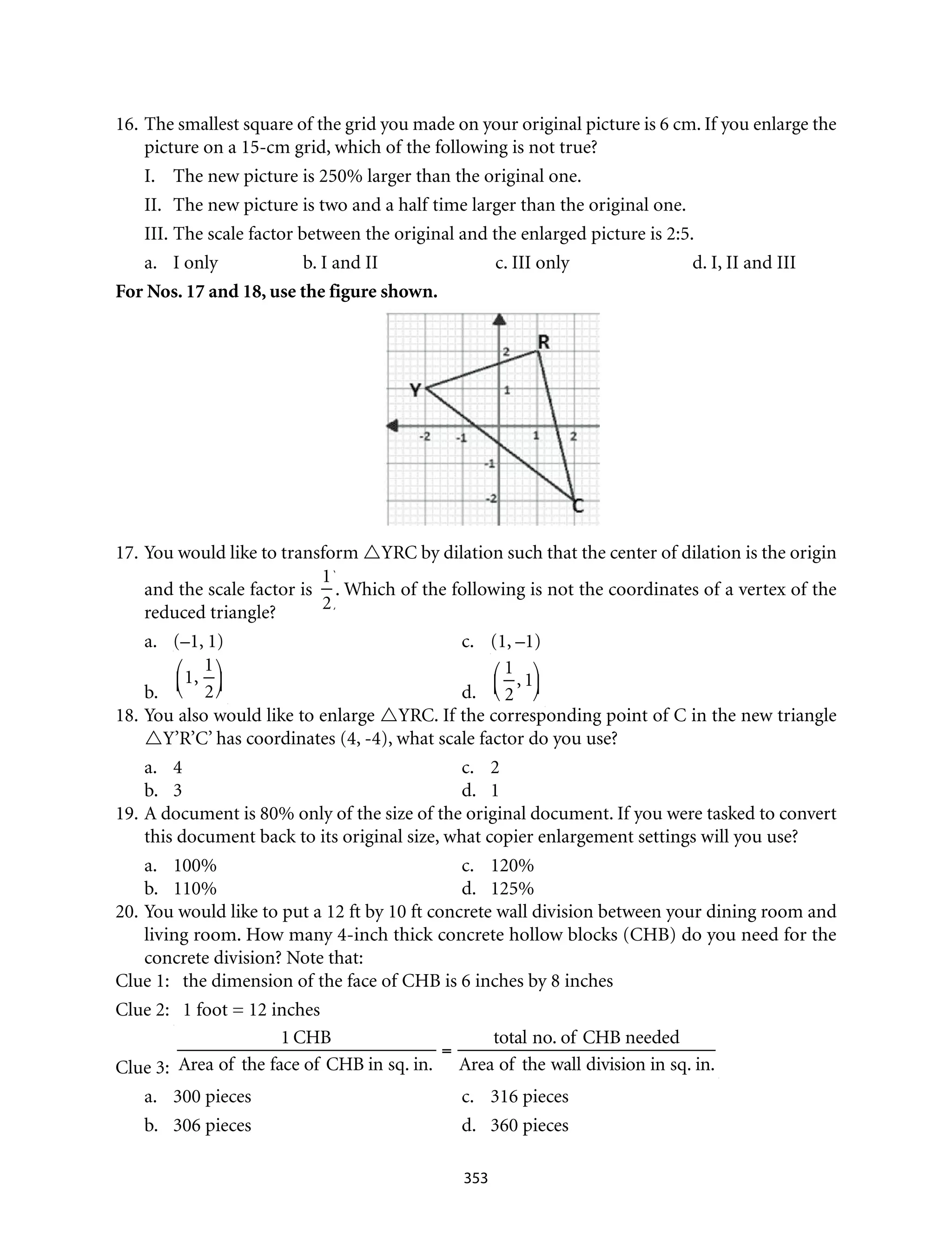Grade 9 Mathematics Module 6 Similarity | PDF