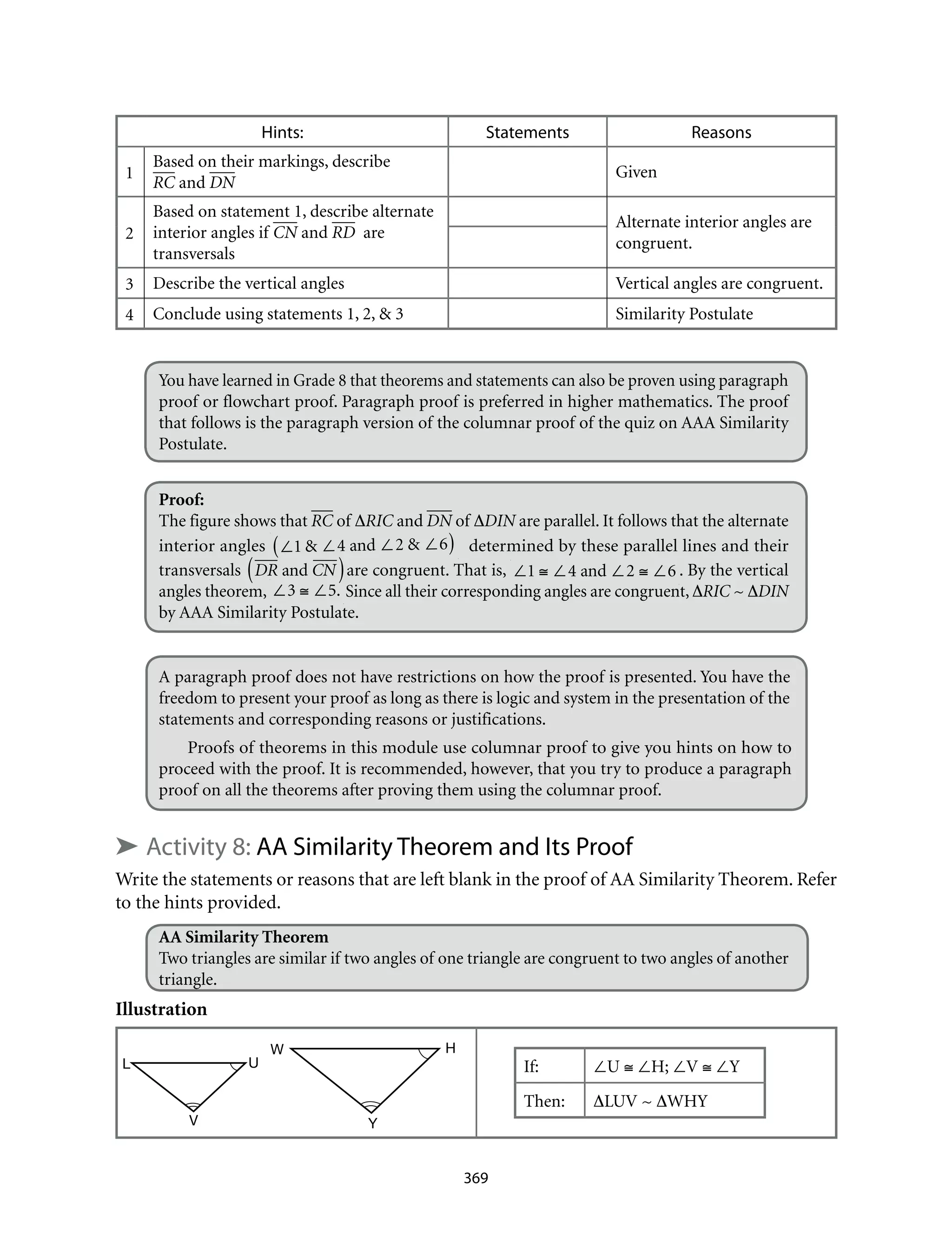 Grade 9 Mathematics Module 6 Similarity | PDF | Educational Assessment ...