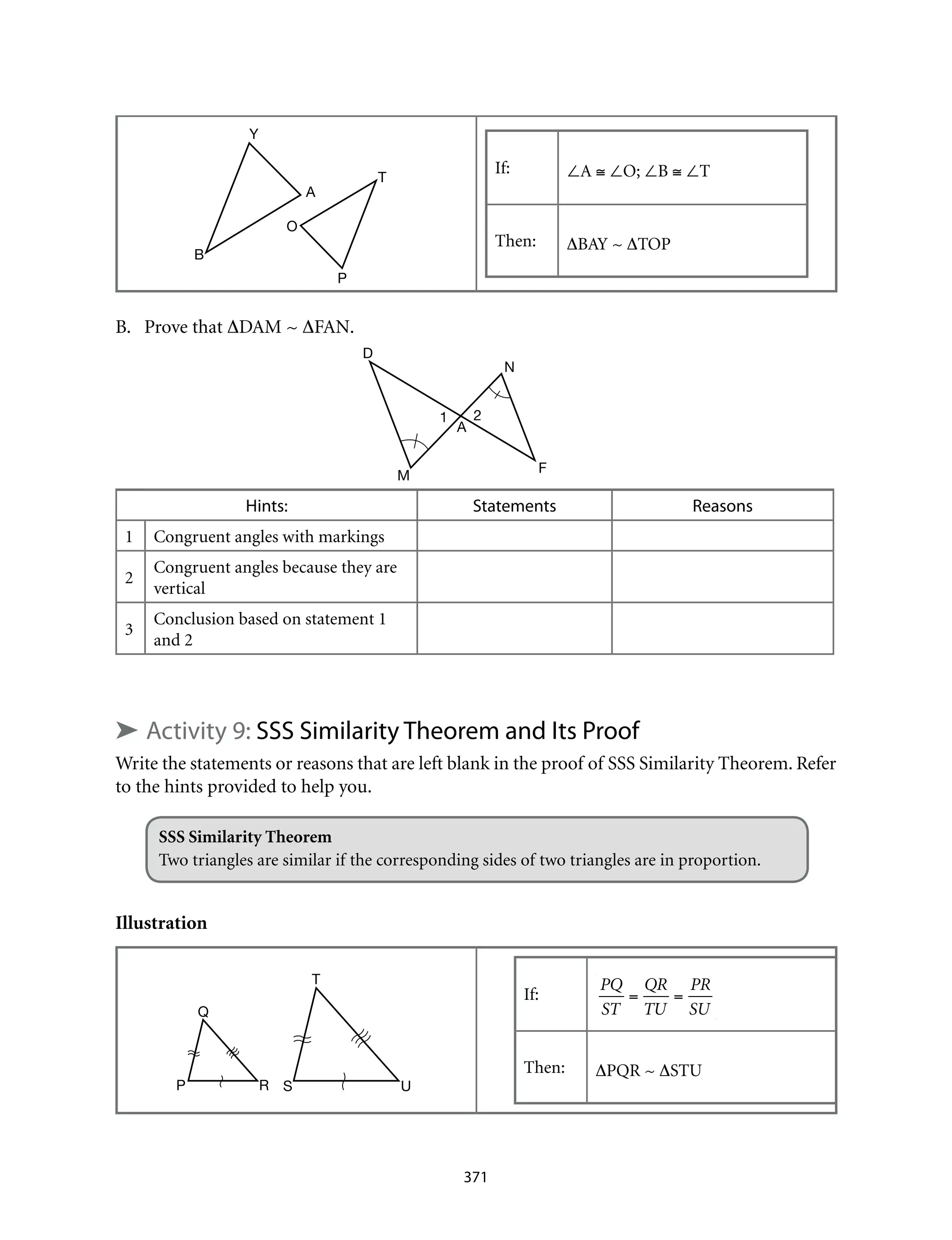 Grade 9 Mathematics Module 6 Similarity | PDF