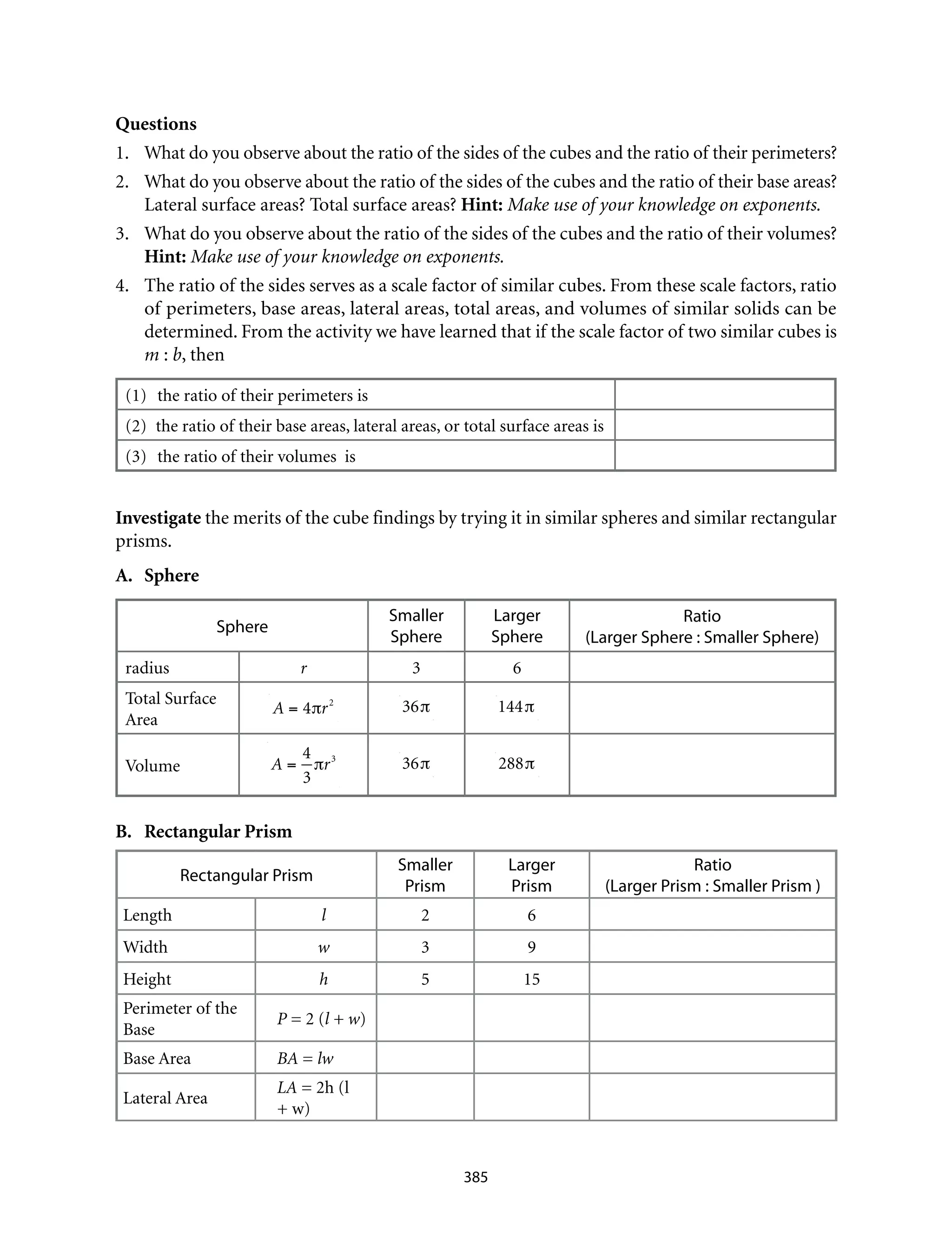 Grade 9 Mathematics Module 6 Similarity | PDF | Educational Assessment ...