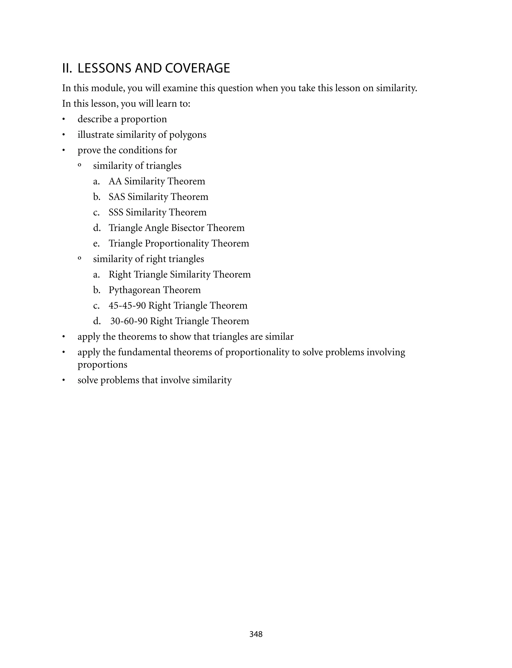 Grade 9 Mathematics Module 6 Similarity | PDF