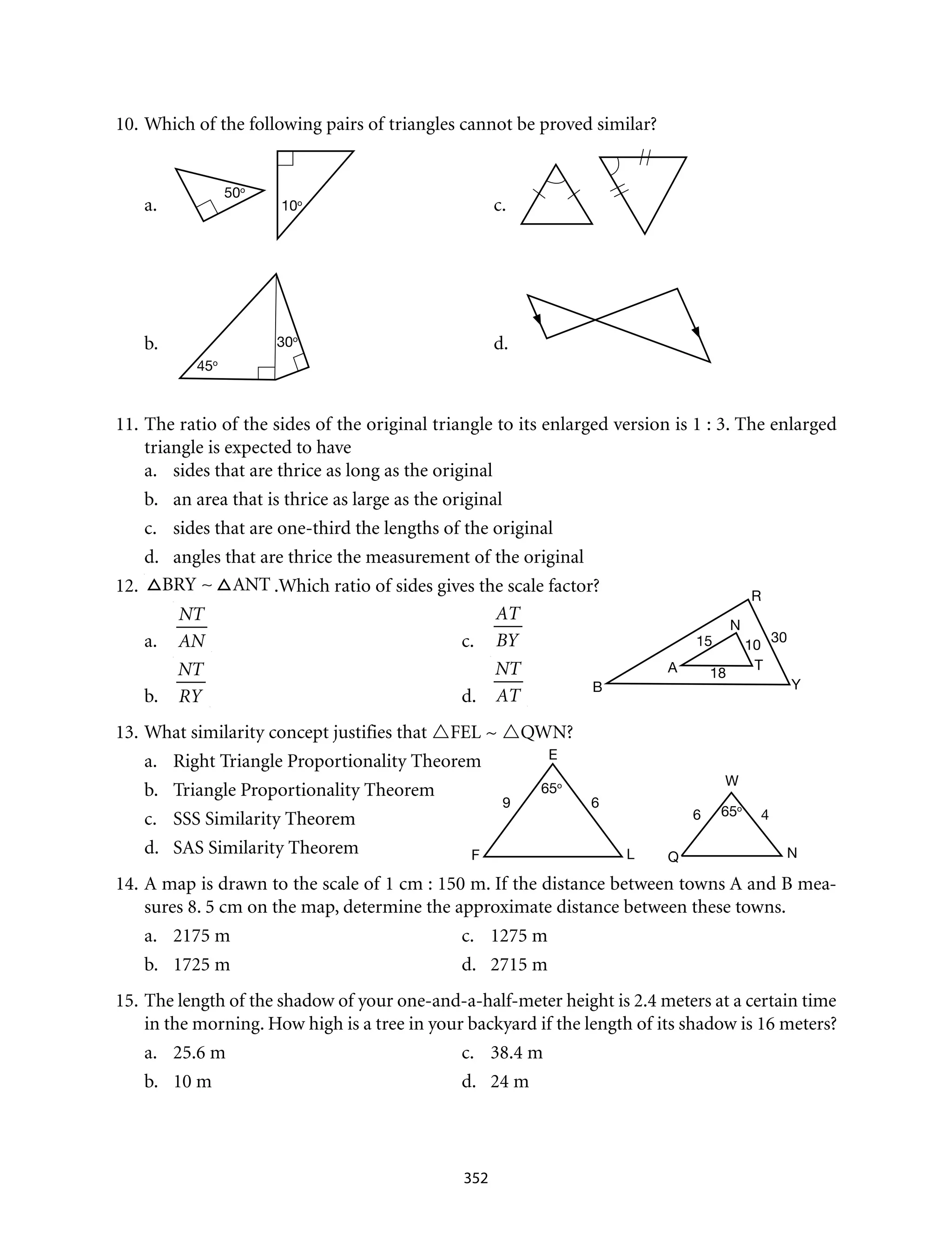 Grade 9 Mathematics Module 6 Similarity | PDF
