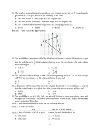 Grade 9 Mathematics Module 6 Similarity | PDF