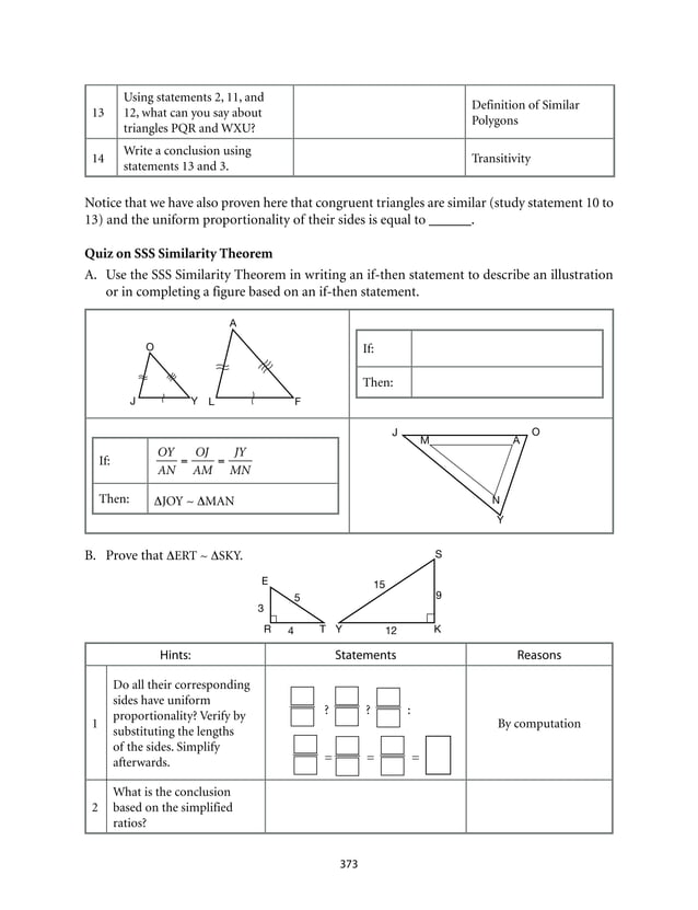 Grade 9 Mathematics Module 6 Similarity | PDF | Educational Assessment ...