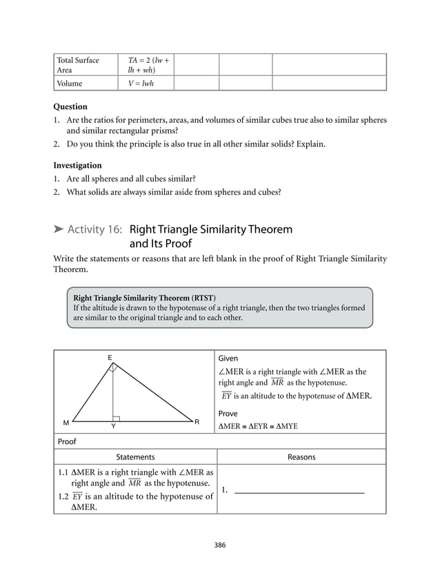 Grade 9 Mathematics Module 6 Similarity | PDF | Educational Assessment ...