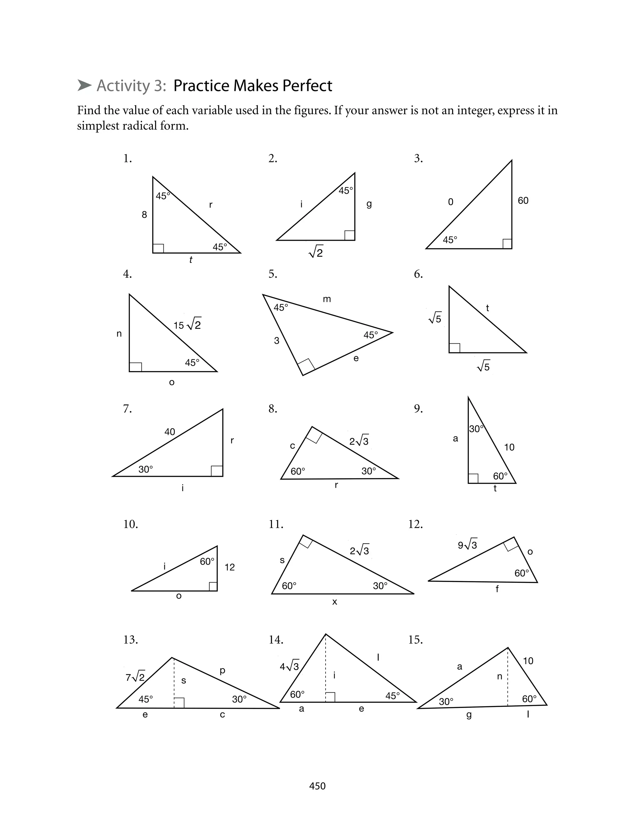 Grade 9 Mathematics Module 7 Triangle Trigonometry | PDF