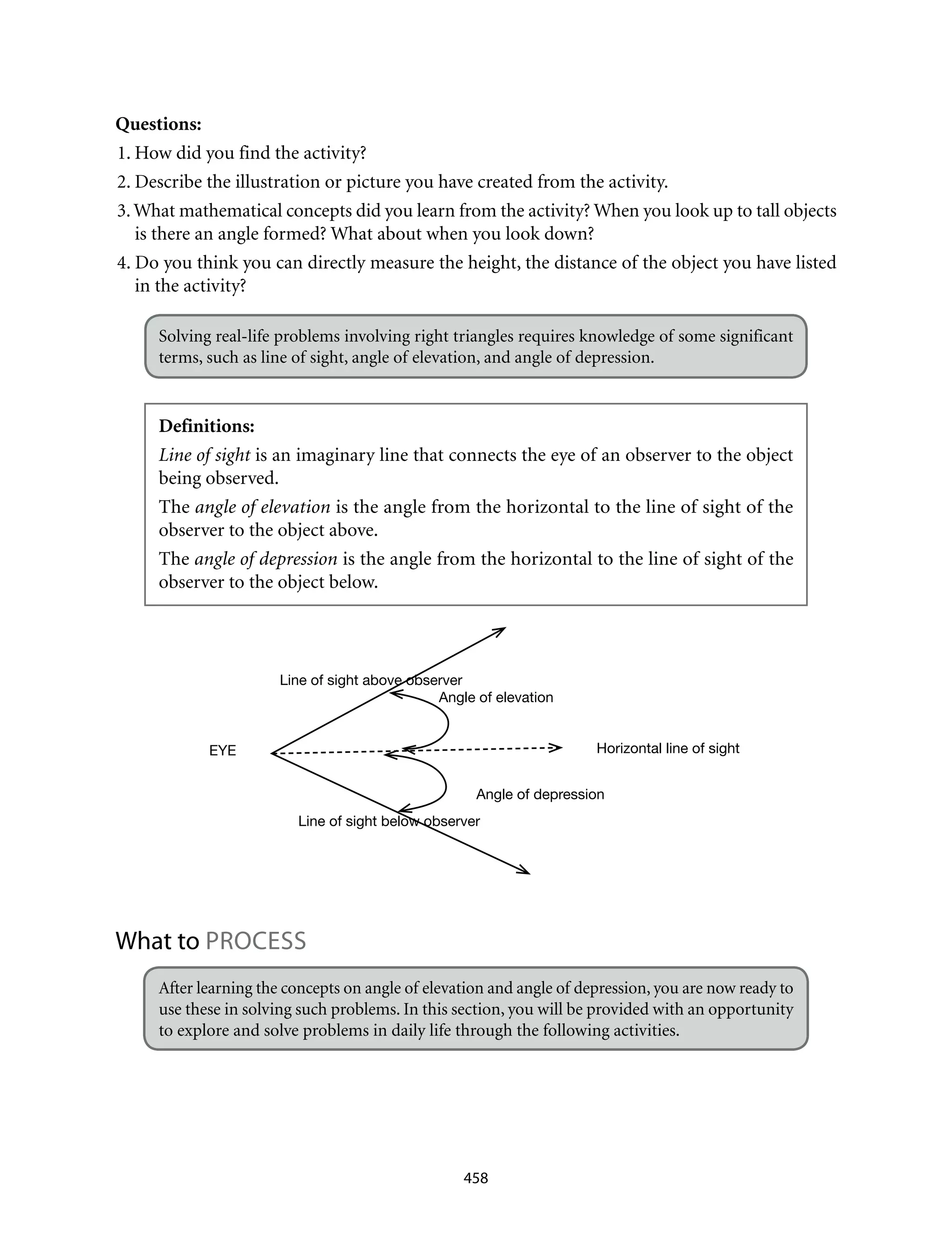 Grade 9 Mathematics Module 7 Triangle Trigonometry | PDF