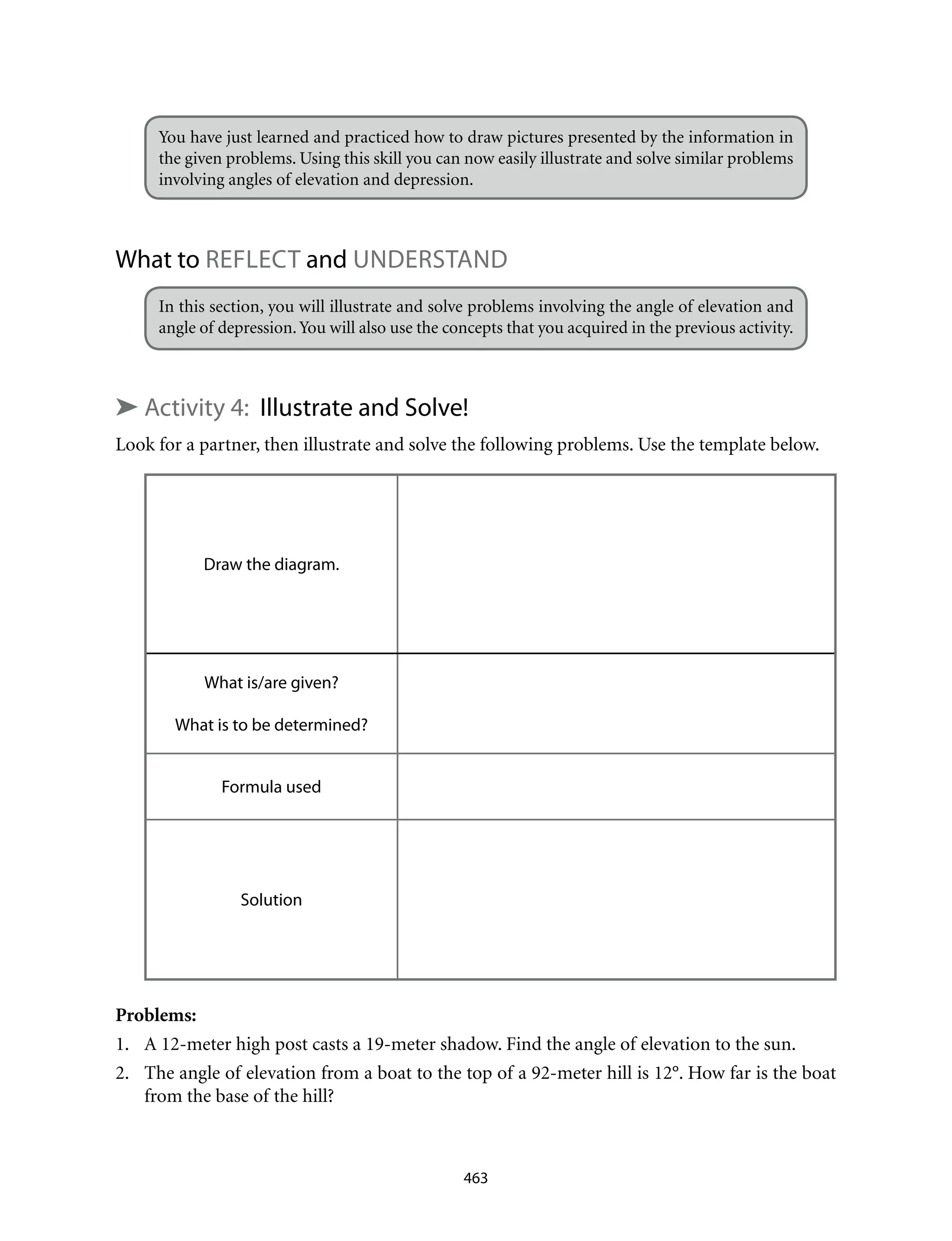 Grade 9 Mathematics Module 7 Triangle Trigonometry | PDF