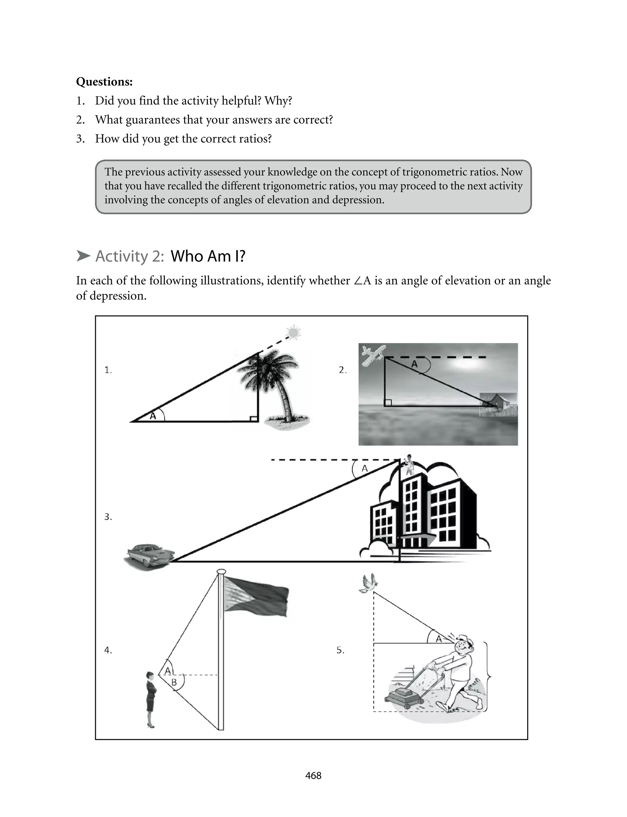Grade 9 Mathematics Module 7 Triangle Trigonometry | PDF