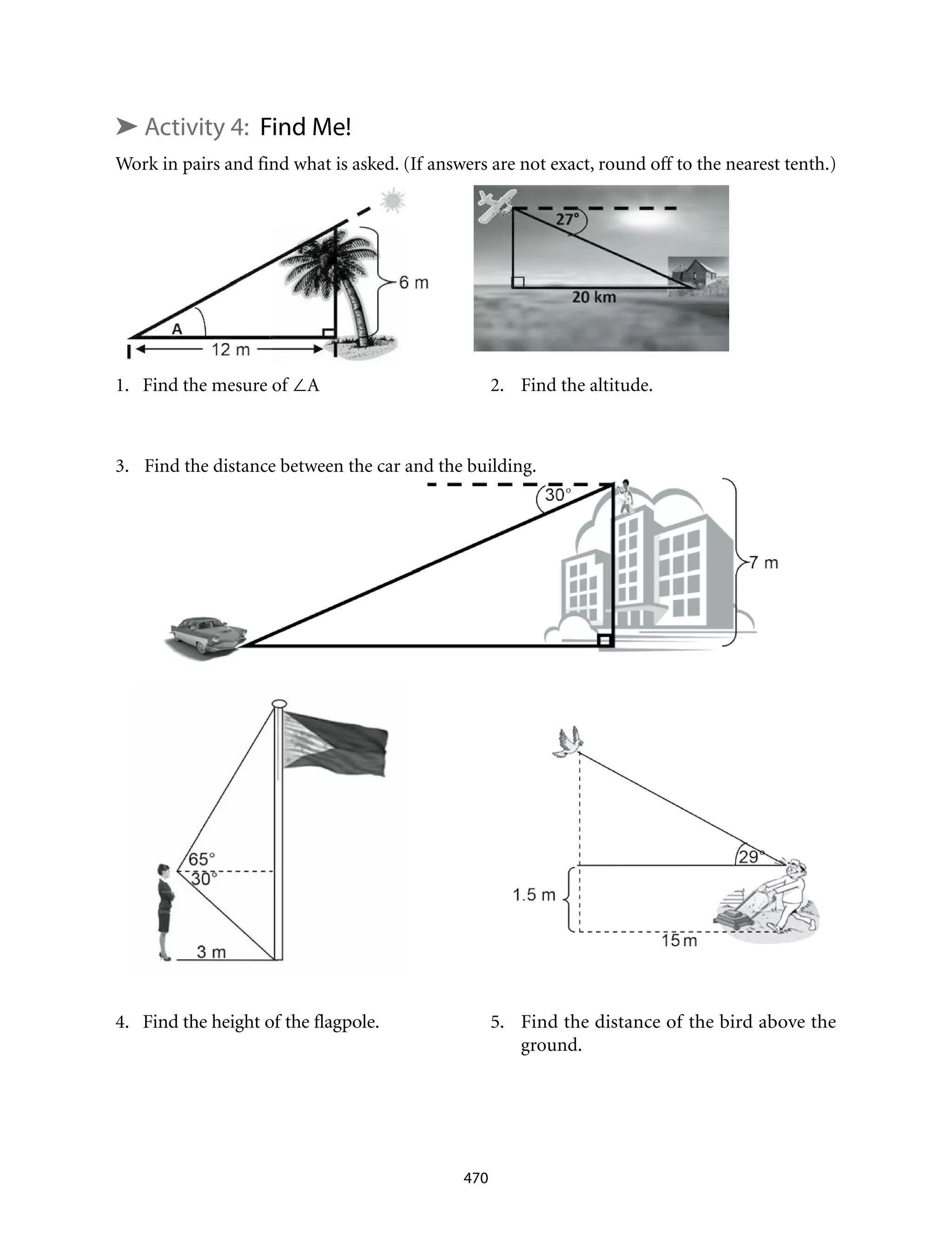 Grade 9 Mathematics Module 7 Triangle Trigonometry | PDF