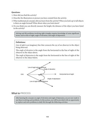 Grade 9 Mathematics Module 7 Triangle Trigonometry | PDF