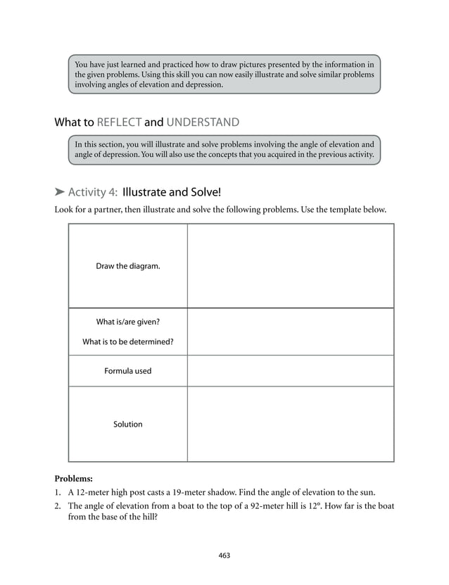 Grade 9 Mathematics Module 7 Triangle Trigonometry | PDF