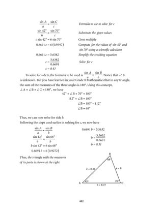 Geometry Formula Sheet Grade 9