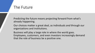 9 megatrends that will shape the World in 2030 | PDF | Environment ...