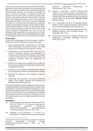 Methods of Macroeconomic Modeling | PDF